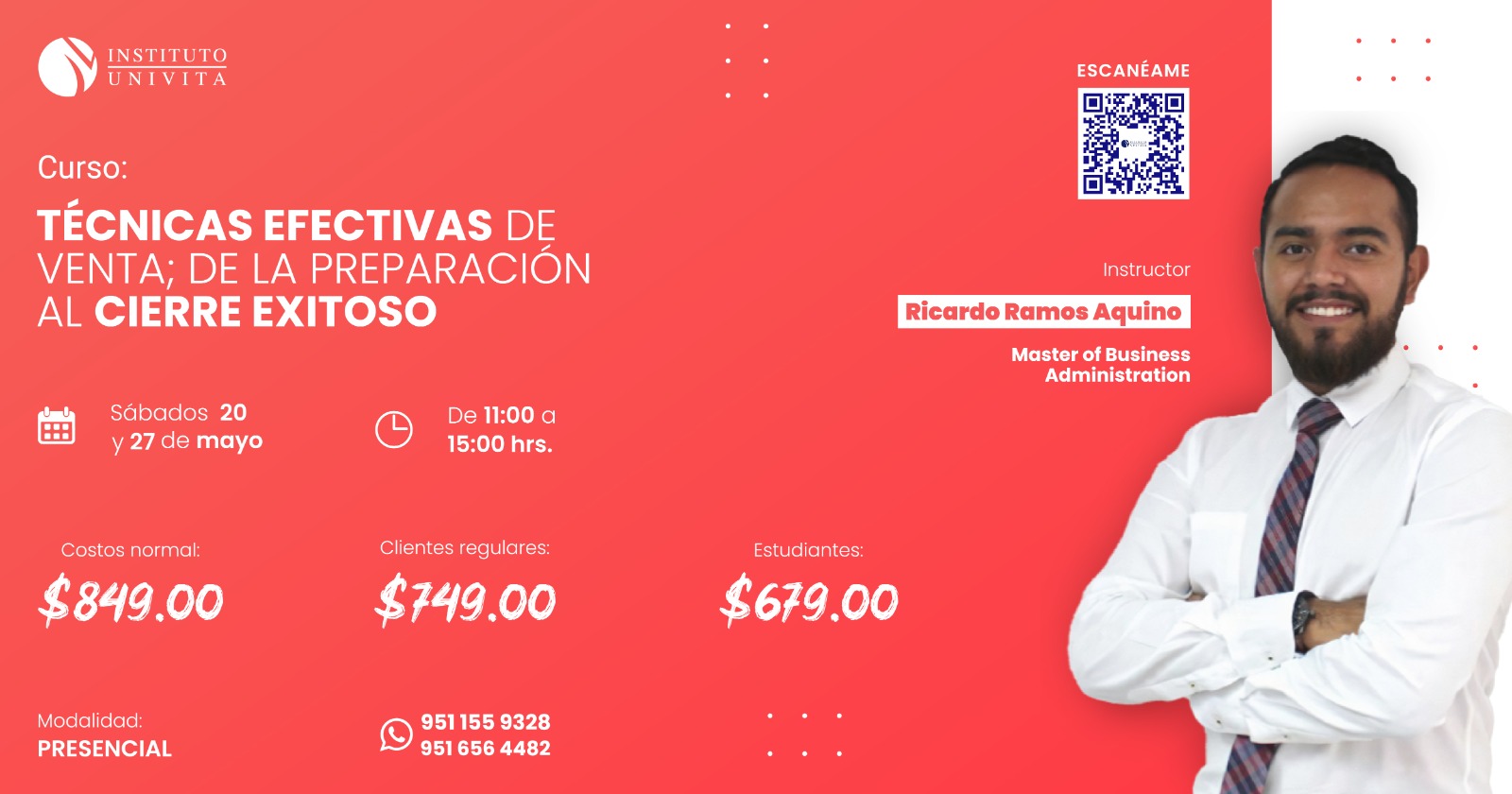 Instituto UNIVITA | Técnicas EFECTIVAS de Venta | CURSO